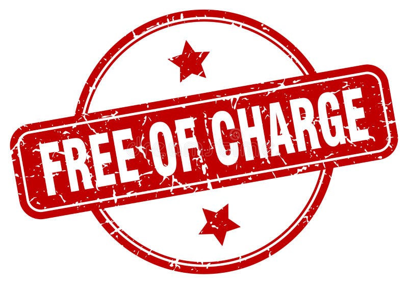 Free of Charge Stamp. Free of Charge Round Grunge Sign Stock Vector ...