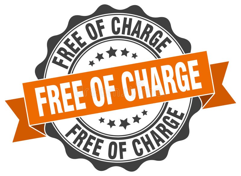 Free of charge stamp stock vector. Illustration of stamp - 84299553