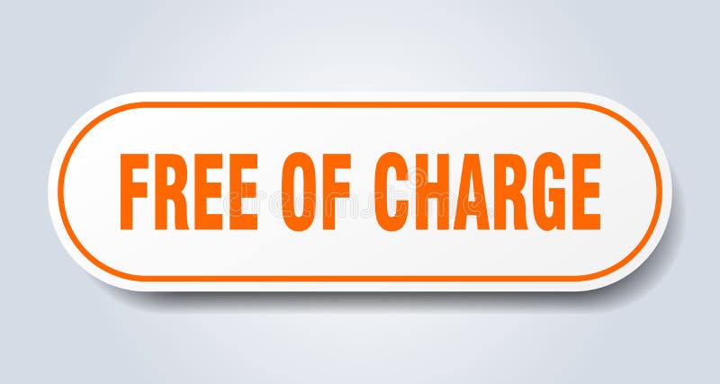 Free of charge ribbon. stock vector. Illustration of graphic - 191268609