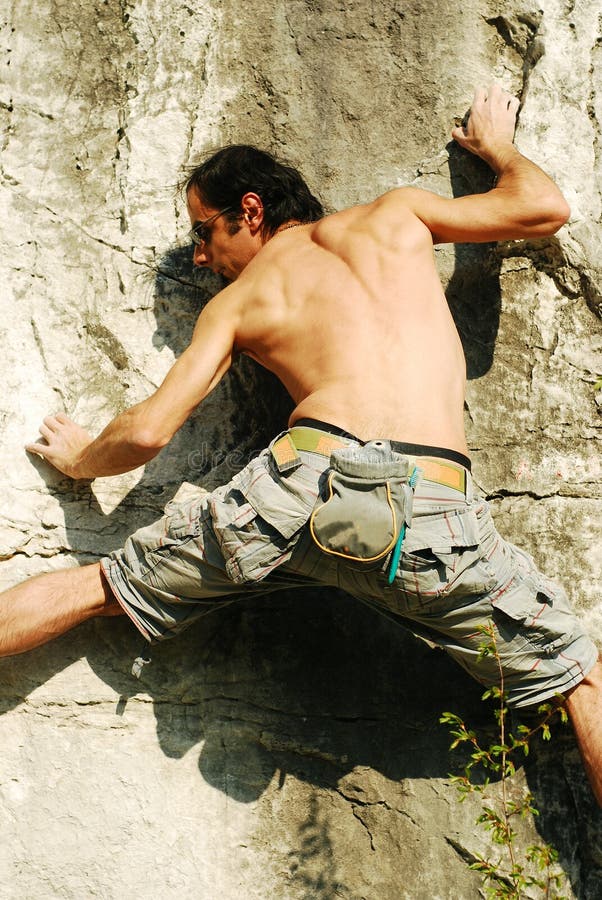 Free climbing stock image. Image of outdoor, extreme - 14420469