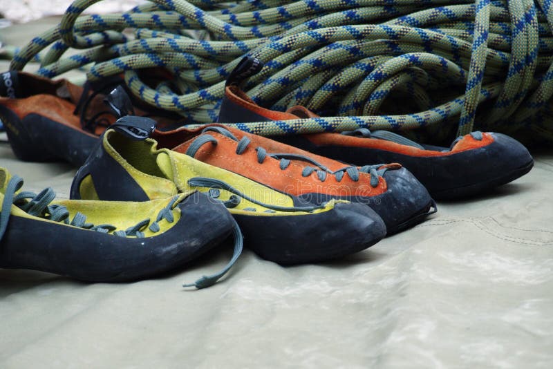 Free climbing equipment stock image. Image of extreme - 20924299