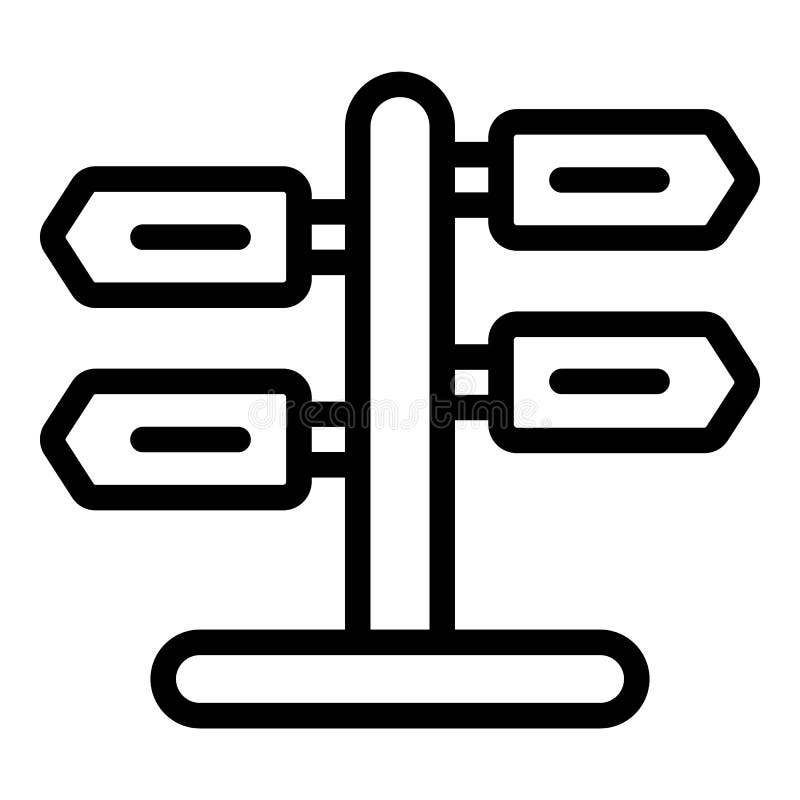 Free Comfort Zone Direction Icon Outline Vector. Change Work Stock ...