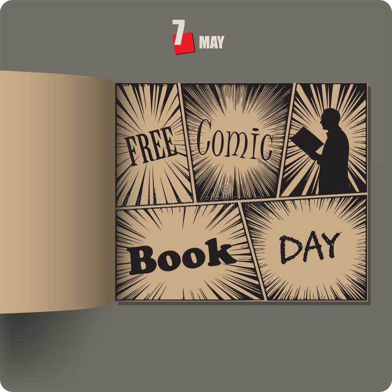 Free Comic Book Day stock vector. Illustration of creative - 246940916