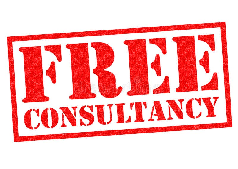 FREE CONSULTANCY Stamp Isolated on White Stock Illustration ...