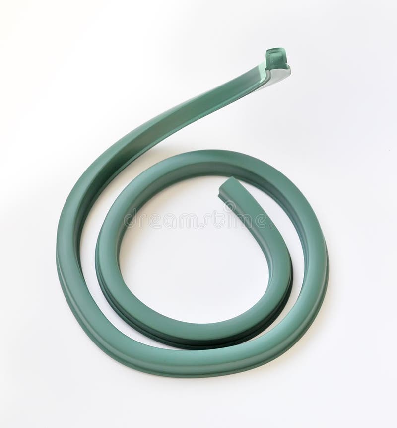 Free Deformation of the Plastic Tube Stock Image - Image of tool ...