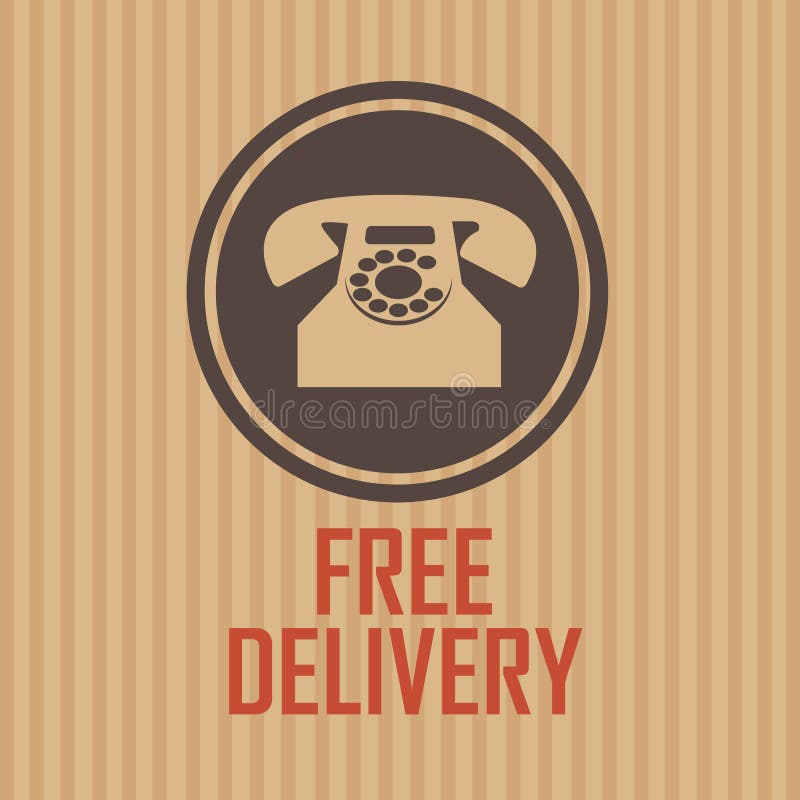 Delivery service stock vector. Illustration of courier - 68599499