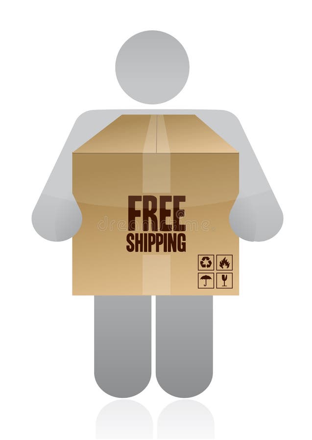 Free Shipping Limited Time Only Stock Vector - Illustration of delivery ...