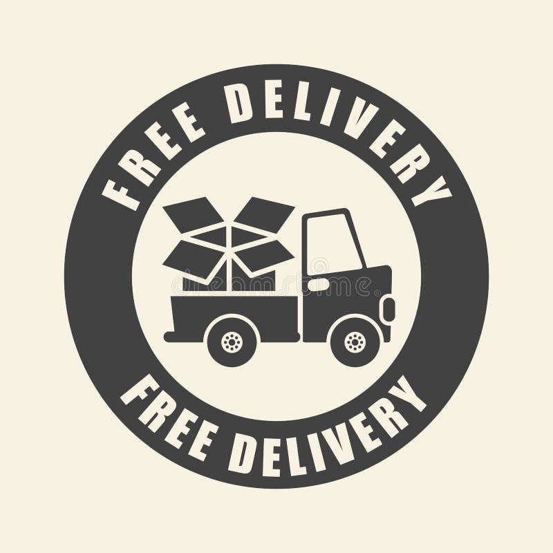 Free delivery design stock vector. Illustration of fast - 58661532