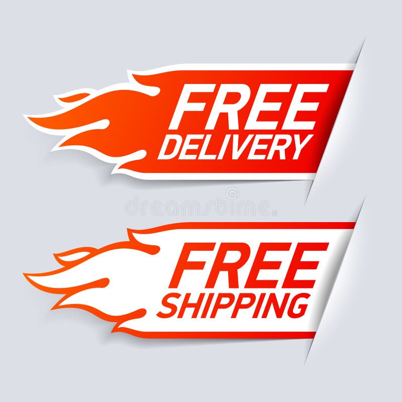 Express and Fast Delivery Symbols. Stock Vector - Illustration of ...
