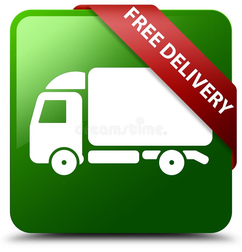 Green Free Delivery Button Stock Illustrations – 417 Green Free ...