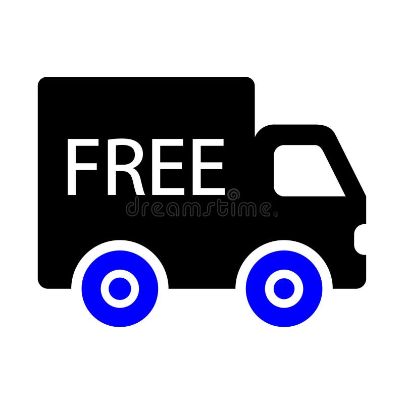 Free Delivery Icon stock vector. Illustration of designed - 291881475