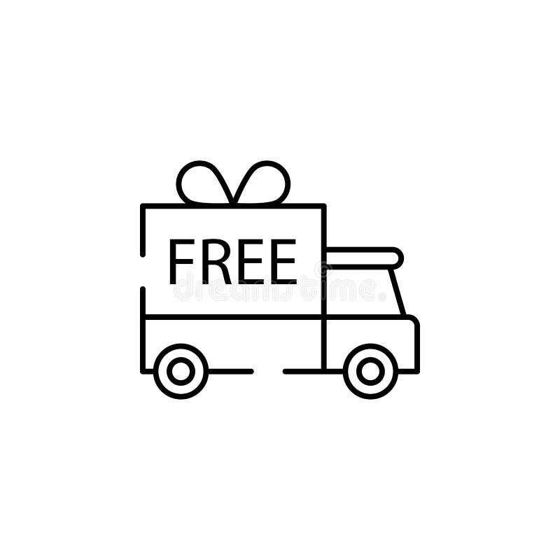 Free Delivery Icon. Element of Cyber Monday Icon for Mobile Concept and ...