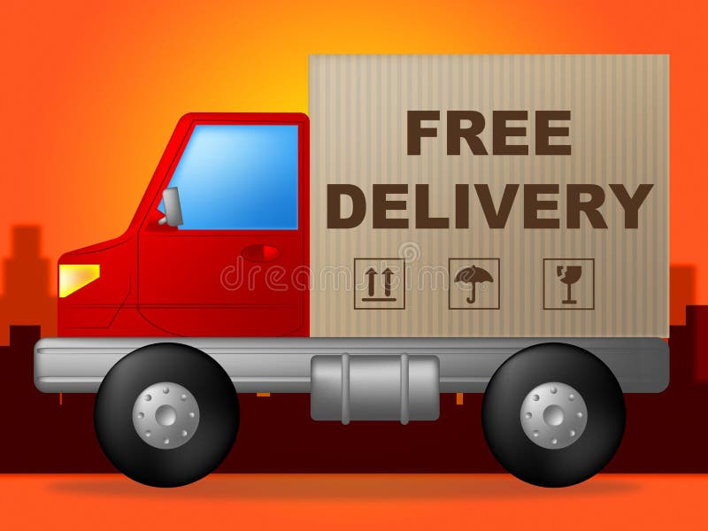 Free Delivery Represents with Our Compliments and Delivering Stock ...