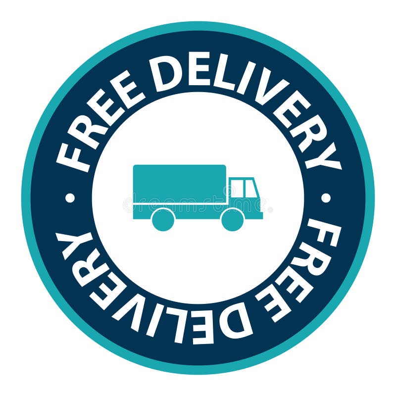 Free delivery stamp stock image. Image of illustrated - 40592361