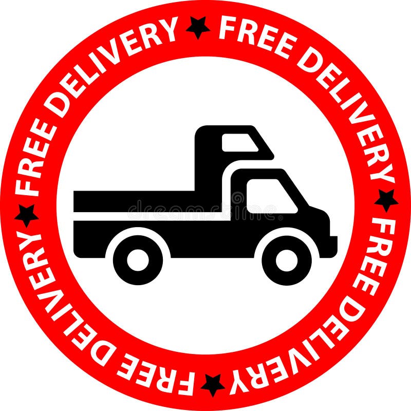 Free Delivery Black White Stamps Stock Illustrations – 13 Free Delivery ...