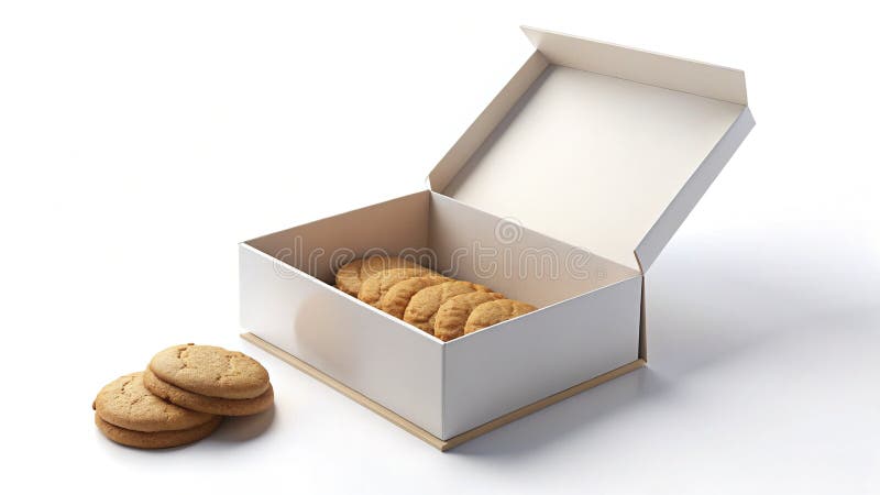 Free Downloadable Cookie Box Mockup PSD Customizable Packaging Design ...