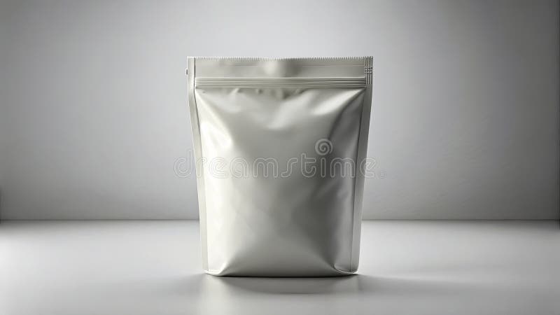 Free Downloadable White Standing Pouch Mockup a Realistic 3D Render for ...