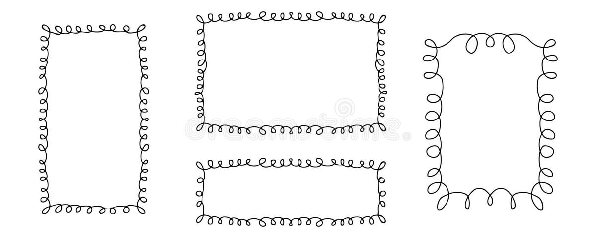 Rectangular Vertical Doodle Frames Stock Illustrations – 83 Rectangular Vertical Doodle Frames ...