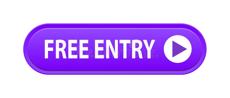 Free Entry Button Stock Illustrations – 729 Free Entry Button Stock ...