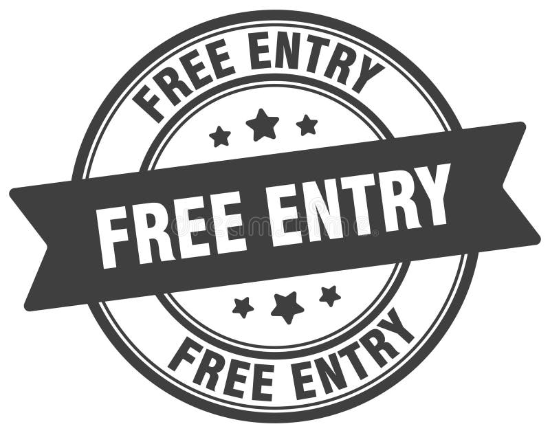 Free Entry Sign Stock Illustrations – 1,894 Free Entry Sign Stock ...