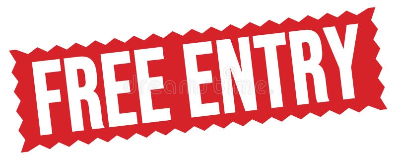 FREE ENTRY Text Written on Red Stamp Sign Stock Illustration ... FREE ENTRY Text Written on Red Stamp Sign Stock Illustration ...