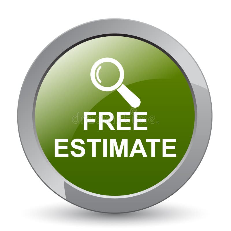 Free estimate stock illustration. Illustration of calculate - 122679654