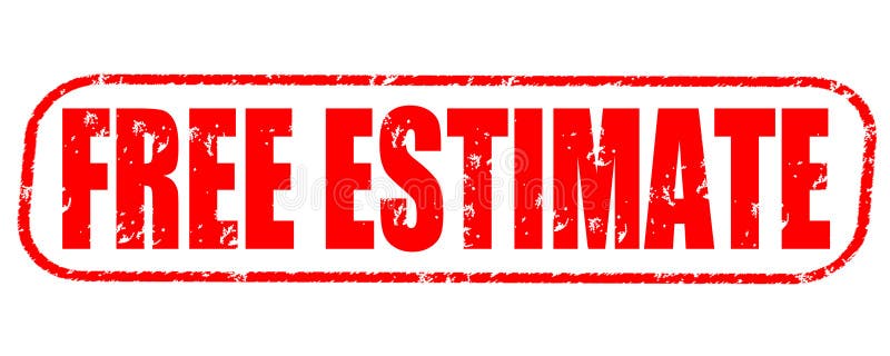 Free Estimate. Green Grunge Stamp Icon. Stock Illustration ...