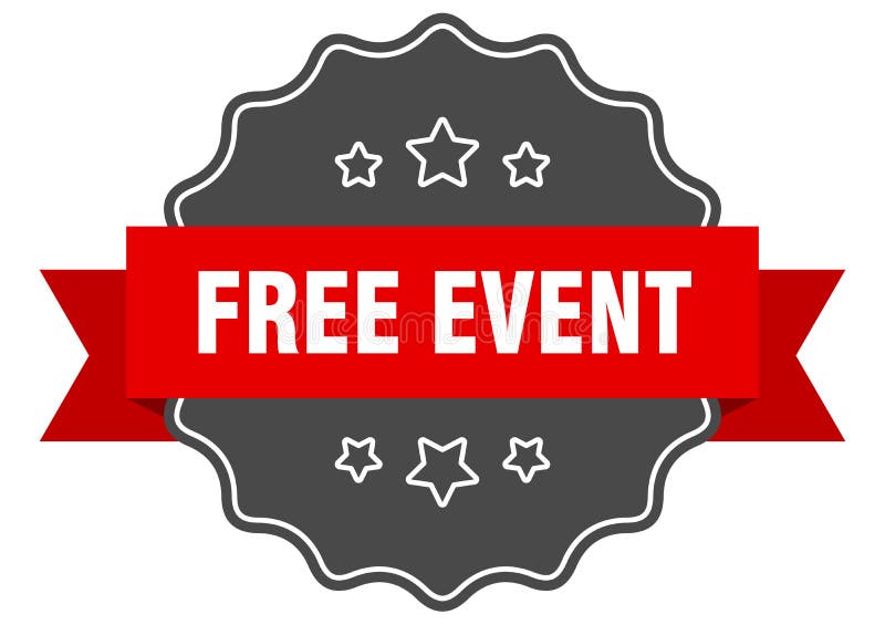 Free Event Banner Template. Free Event Ribbon Label Stock Vector ...