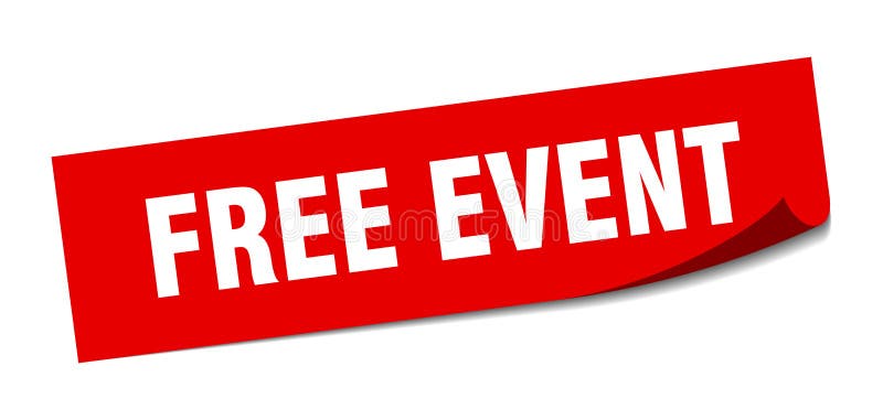 Free Event Sticker. Free Event Square Sign Stock Vector - Illustration ...