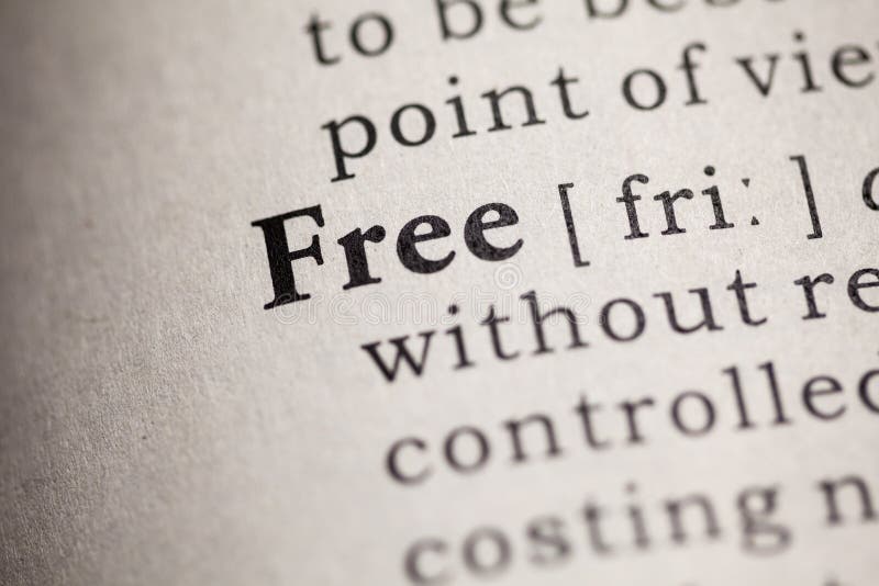 Definition of free press stock photo. Image of concept - 87820718