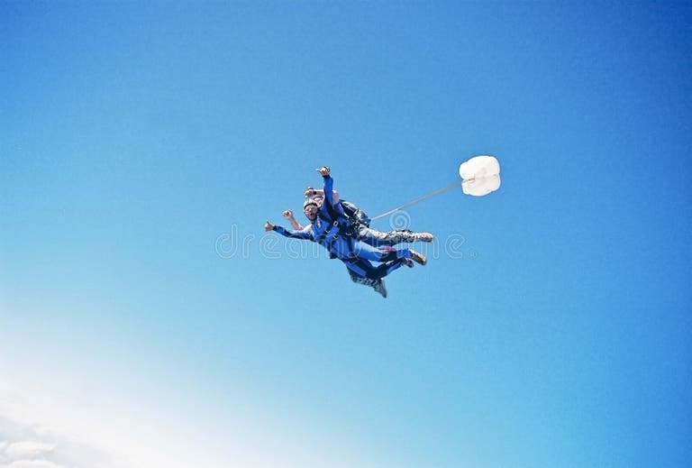 Free fall stock photo. Image of rush, dangerous, parachuting - 5671978