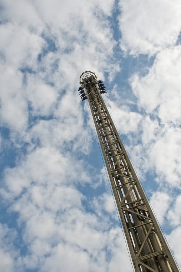 Free fall tower stock photo. Image of recreational, tower - 31944318