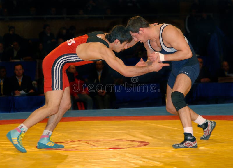 Wrestling championship editorial stock image. Image of olympics - 18952584