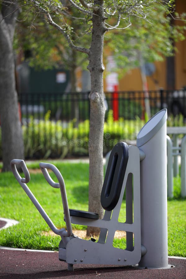 Free Fitness Equipment in the Park Stock Photo - Image of fitness ...