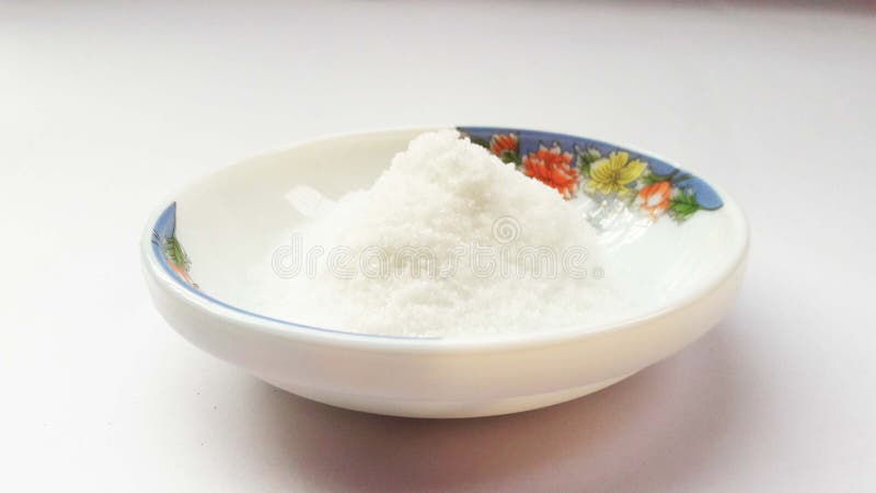 Free Flow Salt Powder on White Background Stock Photo - Image of powder ...