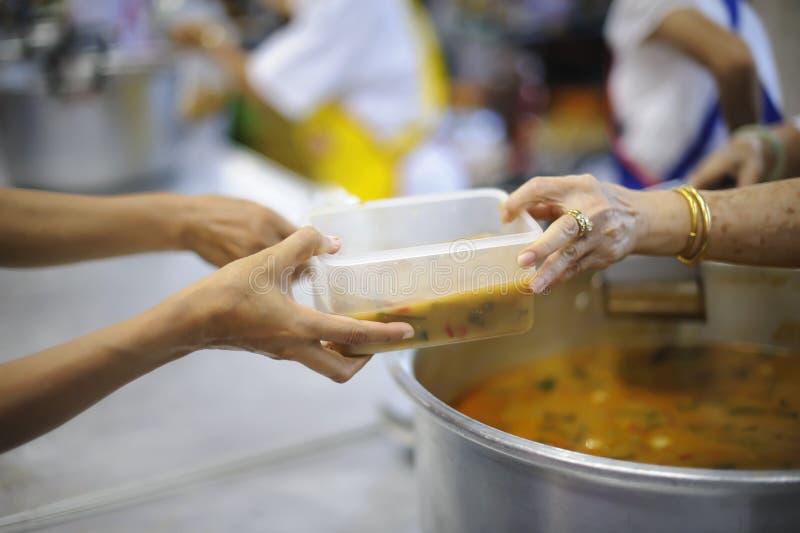 Free Food for the Poor and Food Distribution Stock Photo - Image of ...