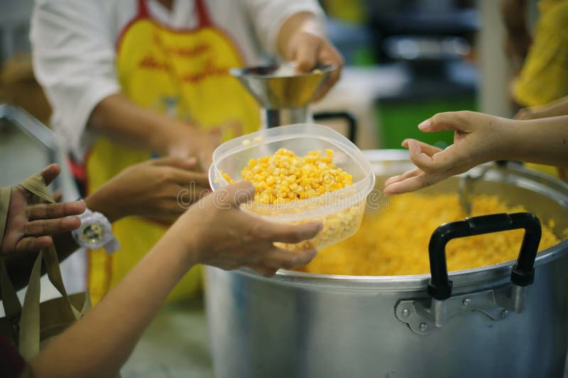 Free Food for the Poor and Food Distribution Stock Image - Image of ...