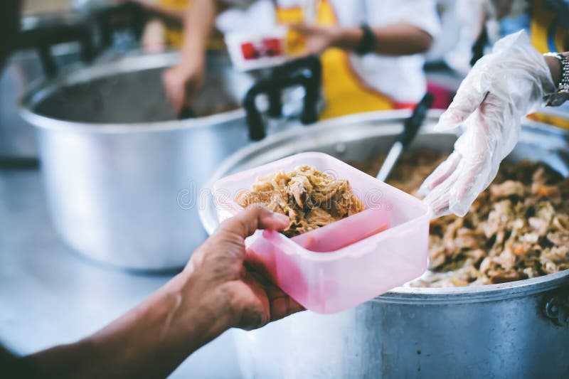 Free Food for Poor and Homeless : Food Concept of Hope Stock Photo ...