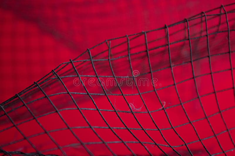 Free Form Curve of Black Rustic Wire Mesh Stock Photo - Image of wire ...