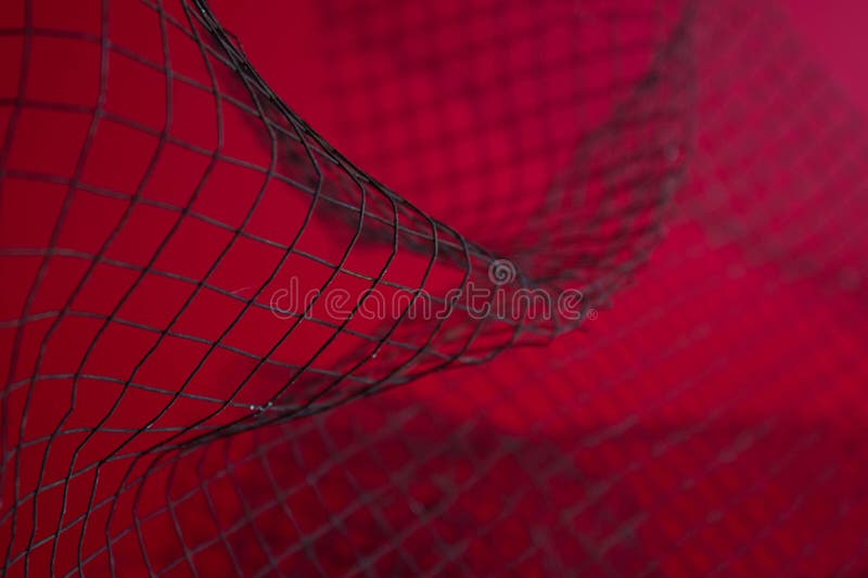 Free Form Curve of Black Rustic Wire Mesh Stock Photo - Image of form ...