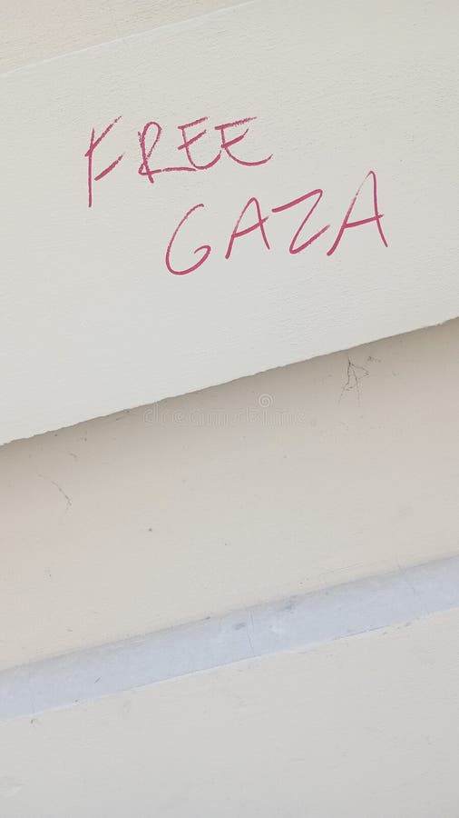 Free Gaza War Wall Grafiti editorial image. Image of gaza - 323872530