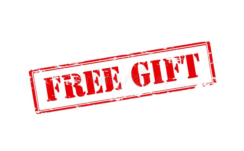 Free gift stock illustration. Illustration of concept - 92070892