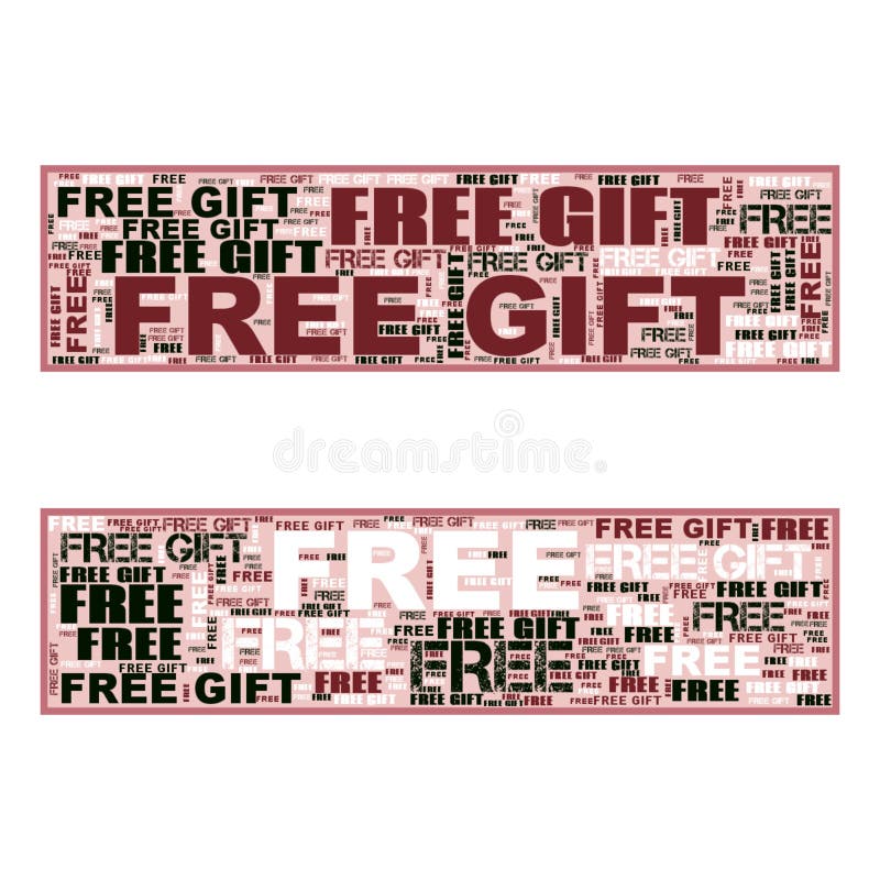 Free Gift Text Illustration Background Header Abstract Stock ...