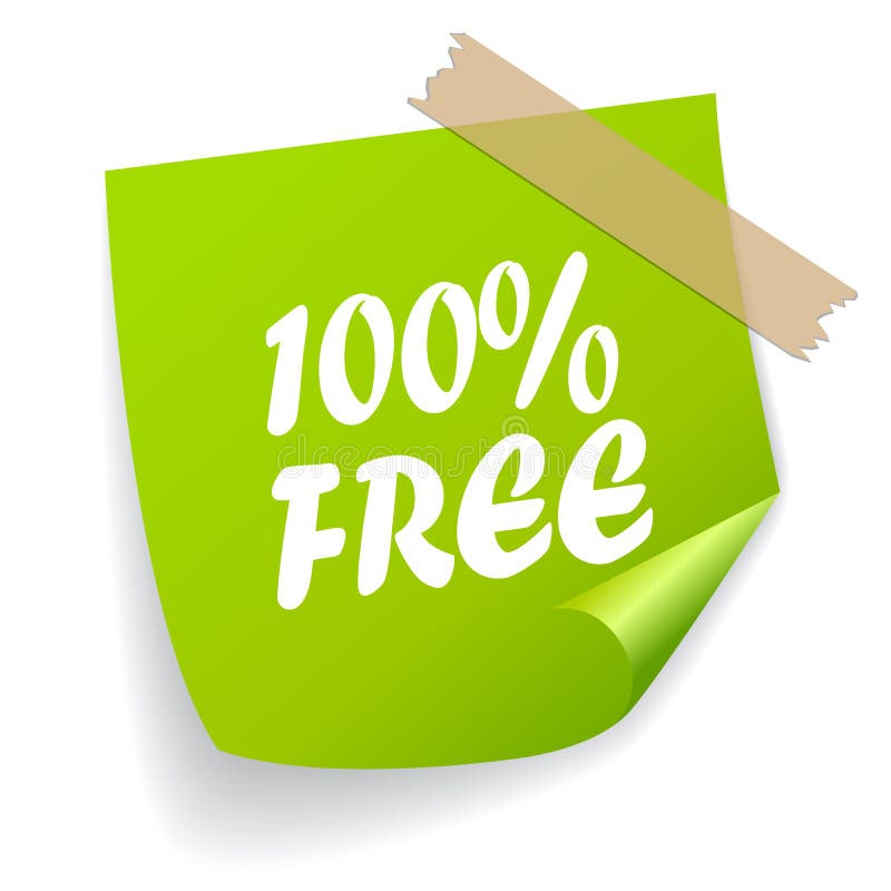 Free sticker stock vector. Illustration of icon, announce - 12560584