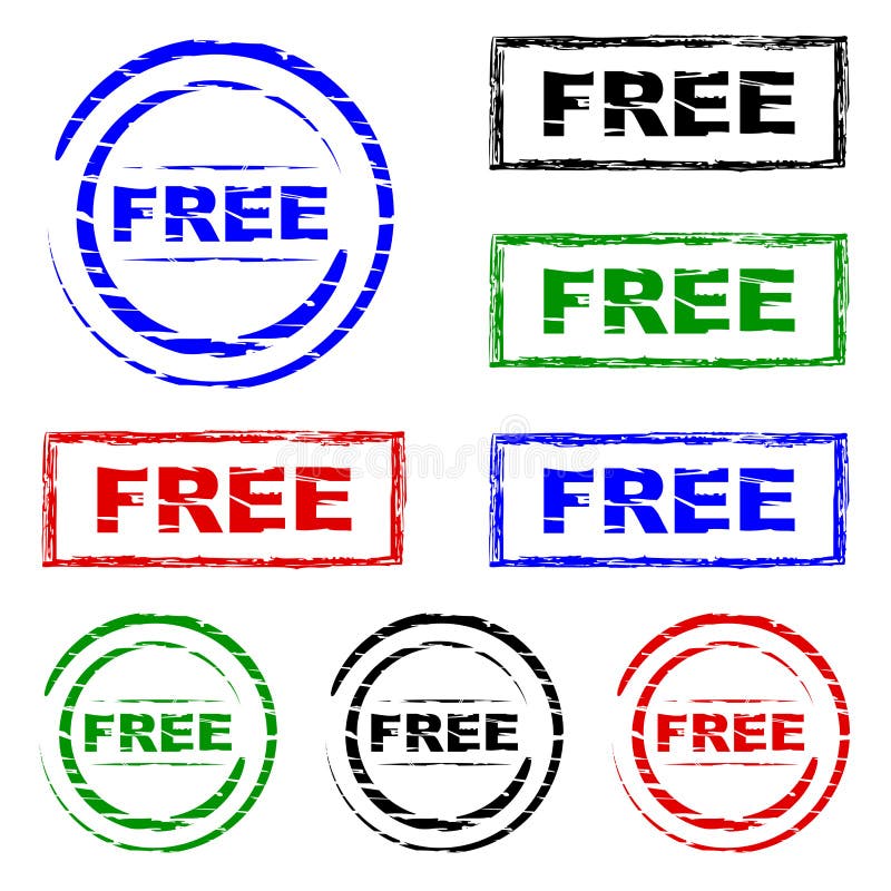 Free grunge stamp stock vector. Illustration of original - 45221974