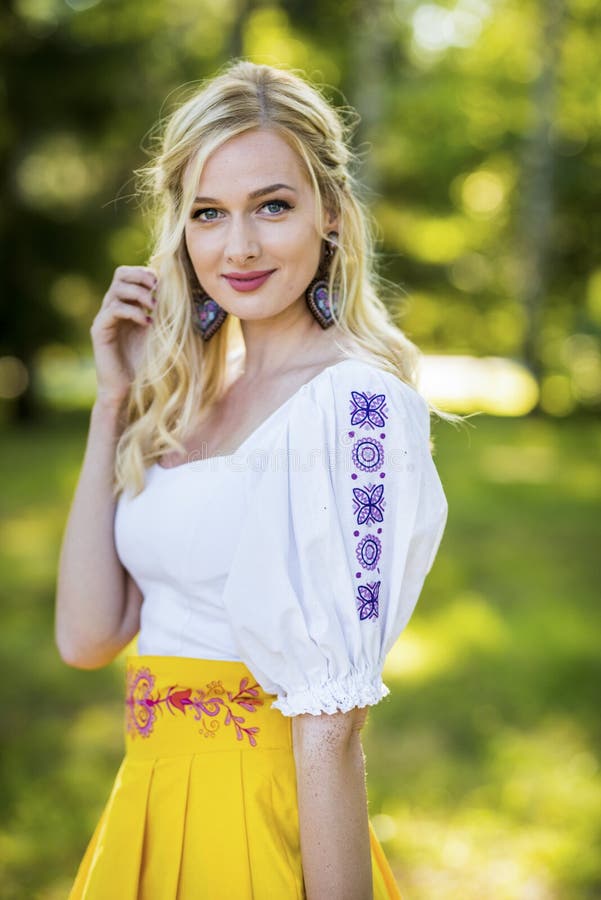 Free Happy Smiling Woman Enjoying Nature Beauty Girl Outdoor Sunset In