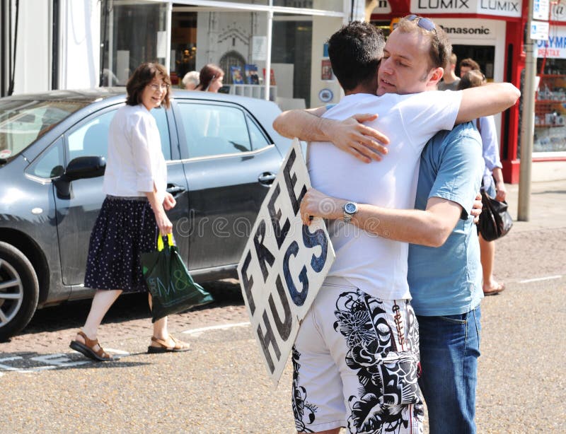 Free hugs editorial photo. Image of counselling, intolerant - 19770916