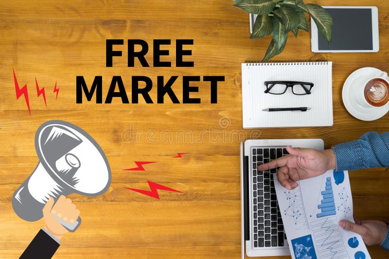 FREE MARKET stock photo. Image of freedom, competitive - 78535146