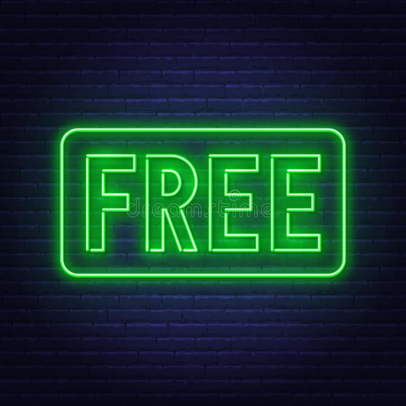Free Neon Lettering Stock Illustrations – 201 Free Neon Lettering Stock ...