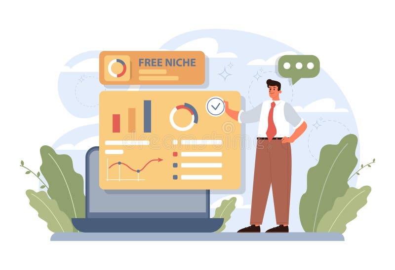 Free Niche Opportunity. Customer Segment Definition for Marketing Stock ...